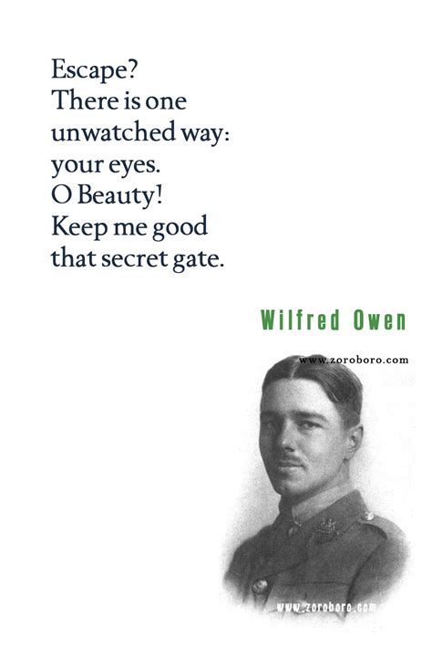 Wilfred Owen Quotes Wilfred Owen Poet Wilfred Owen Poetry Wilfred