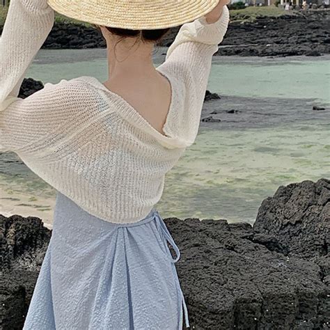 [자외선차단 살안타템 여름내내♥] 썸머온 니트 볼레로 크롭가디건[44~88]