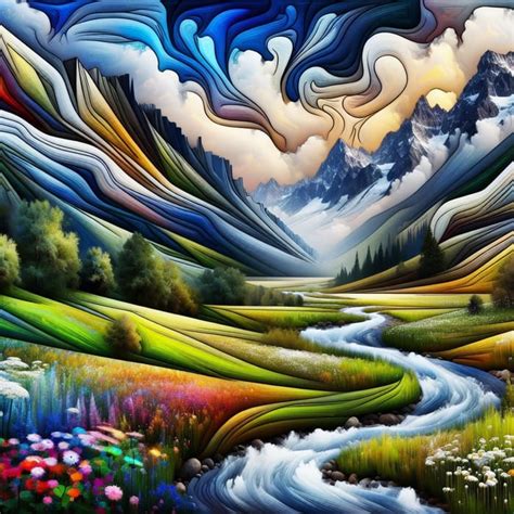 Captivating Landscapes And Abstract Artistry Ai Art Generator Easy