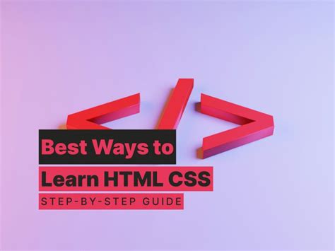 Best Ways To Learn Html Step By Step Guide