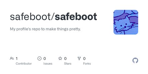 GitHub Safeboot Safeboot My Profile S Repo To Make Things Pretty
