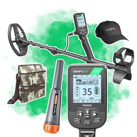Metalldetektor Nokta Simplex LITE mit Nokta Pointer