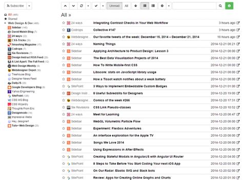 Top 10 Free Online RSS Readers Free RSS Readers WebFX