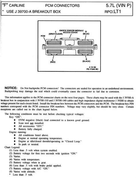 Th Gen LT F Body Tech Articles Electronic Schematics Body Tech Engine Control Unit