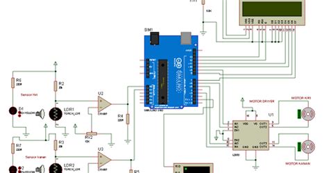 Robot Line Follower Digital Menggunakan Arduino Simple Robot Line