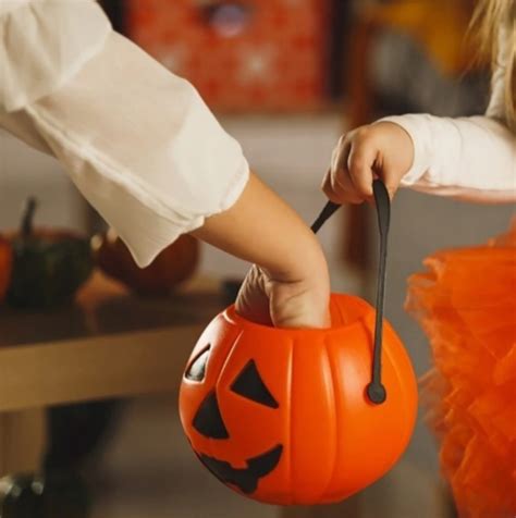 Wiaderko Na Cukierki W Kształcie Dyni Halloween