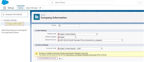 How To Activate Multiple Currency In Salesforce