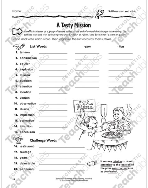 Spelling Rules Adding Tion Worksheets Library