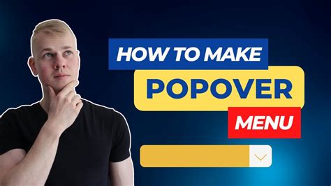 How To Make Responsive Popover Menu With React And Poppperjs Youtube