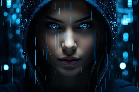 Download Ai Generated Woman Hacker Royalty Free Stock Illustration