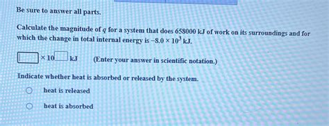 Solved Be Sure To Answer All Parts Calculate The Magnitude