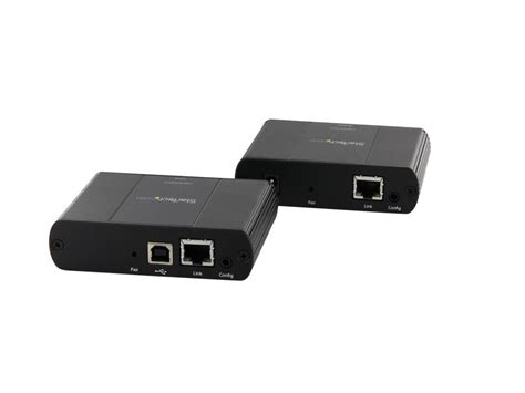 StarTech Com USB2G4LEXT2 4 Port USB 2 0 Over Gigabit LAN Or Direct Cat5e Cat6 Ethernet