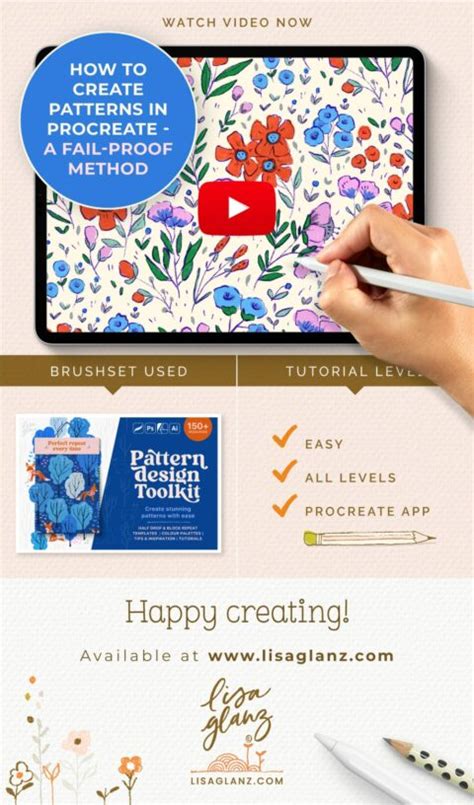 How To Create Patterns In Procreate A Fail Proof Method Lisa Glanz