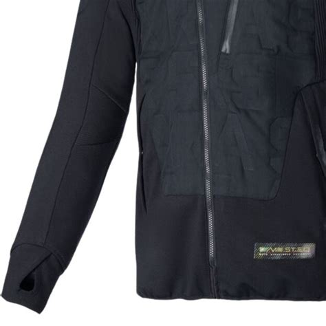 Jaqueta Alpinestars Most Eq Hybrid Hooded Preto Grid Motors