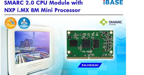 Smarc 20 Cpu Module With Nxp Imx 8m Mini Processor Digital Signage