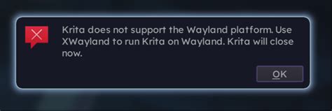 Krita Does Not Support Wayland · Issue 167 · Mpsqarewewaylandyet · Github