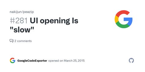 Ui Opening Is Slow Issue Nakijun Peazip Github