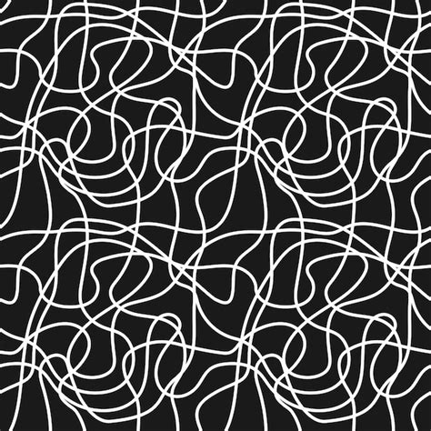 Premium Vector Seamless Abstract Pattern Of Intersecting Winding
