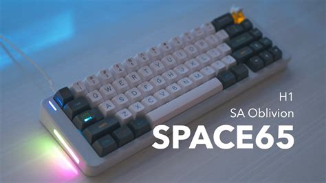 SPACE65 Custom Mechanical Keyboard Build H1 Switches SA Oblivion