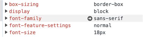 How To Find The Actual Rendered Font In Chrome