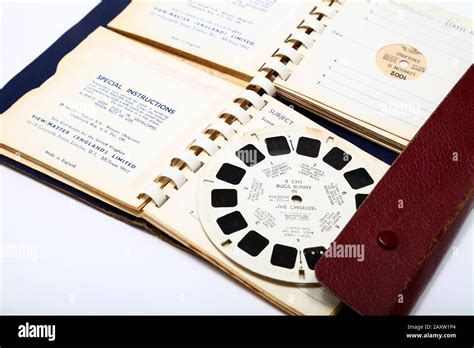 Vintage view master book of film discs from circa 1950 s Stock Photo ...