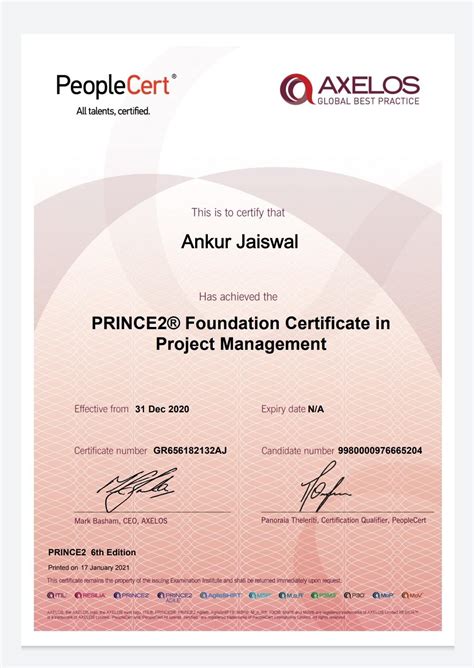 Ankur Jaiswal On Linkedin 2021goals Prince2foundation