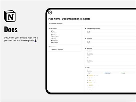 Bubble App Documentation Template Showcase Bubble Forum