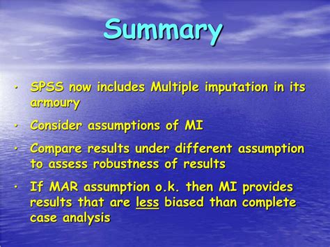 ppt practical missing data analysis in spss v17 onwards powerpoint