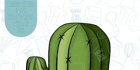 Cactus Cookie Cutter Stl Files For 3d Printing With Matching Printable
