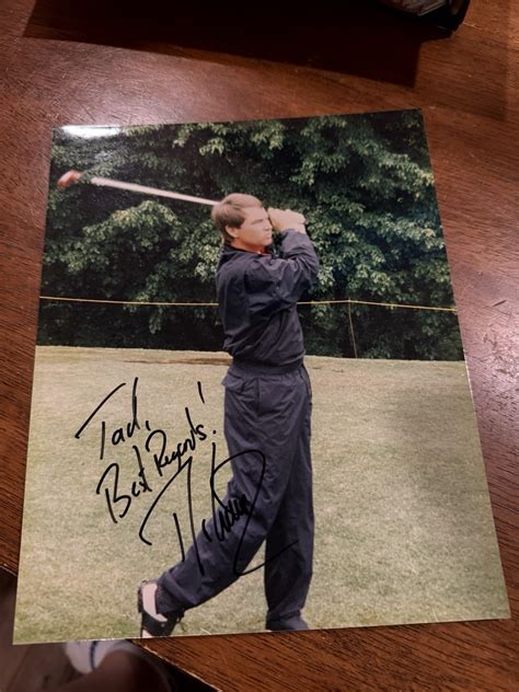 Davis Love Iii Personalized Autographed 8x10 Photo Pga Championship