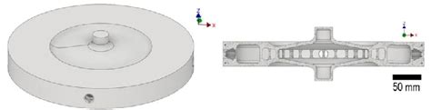 Cad Model Of Final Developed Flywheel Model With Struts And Holes