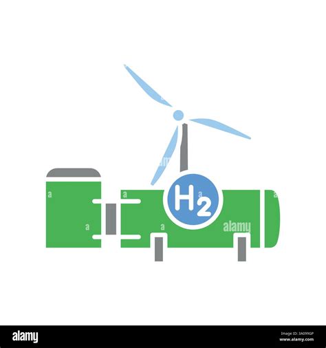 Hydrogen Energy Flat Icon Vector Isolated Element Editable Stroke Stock Vector Image And Art Alamy