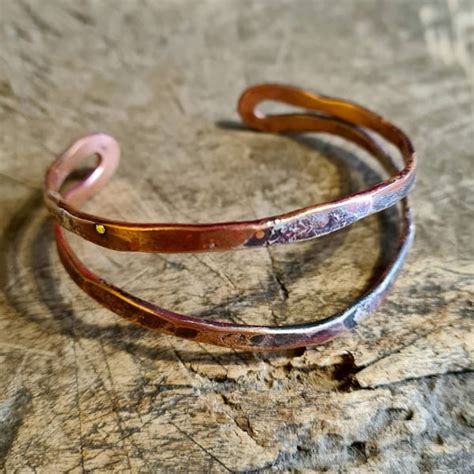 Mens Copper Cuff Etsy