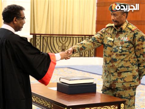 المجلس السيادي الحاكم في السودان يؤدي اليمين الدستورية جريدة الجريدة