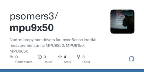 Github Psomers3mpu9x50 Non Micropython Drivers For Invensense