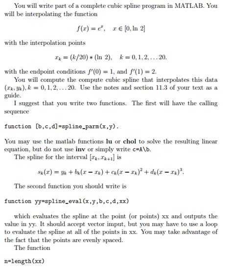 Solved Question Required The Use Of Matlab Part Of A Chegg