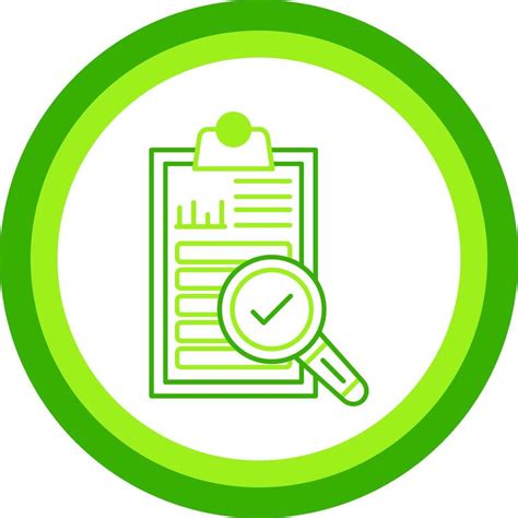 Auditing Green Tone Circle Icon 48277831 Vector Art At Vecteezy
