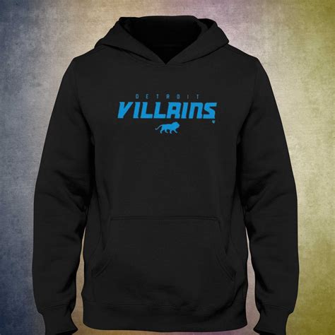 Detroit Villains Detroit Lions Shirt Shibtee Clothing
