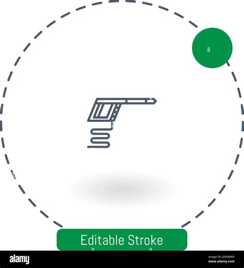 Pressure Washer Vector Icon Editable Stroke Outline Icons For Web And