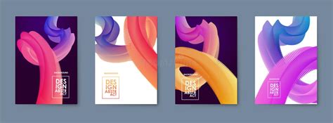 Liquid Color Shapes Stock Vector Illustration Of Card 259330507