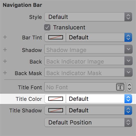 Uinavigationbar How Do I Change The Navigation Bar Title Color In