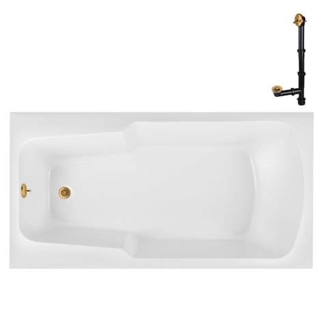 Mirolin Ellis 60 Inch W Acrylic Shower Base Rectangle Right Hand With