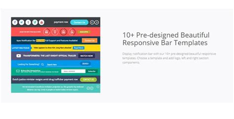 Apex Notification Bar Plugin For WordPress Responsive Top Bar Plugin