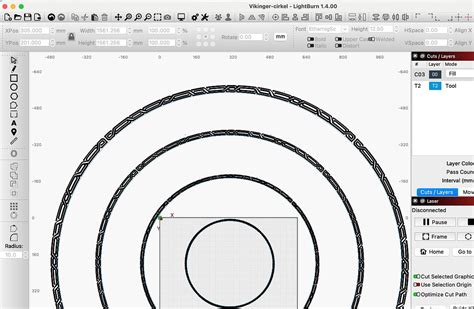 Turning A Rectangular Shape Into A Circle 4 By Bernddk Lightburn Software Questions