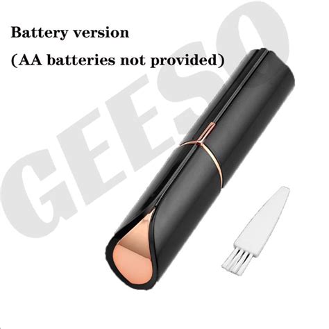 Geeso Mini Eletric Hair Removal Epilator Women Eyebrow Trimmer Lipstick