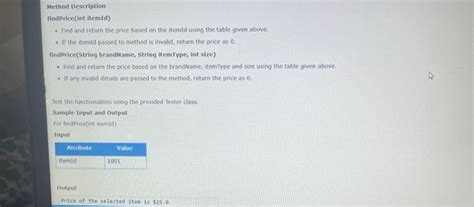Solved The Bill Class Is Used To Find The Price Of Items For
