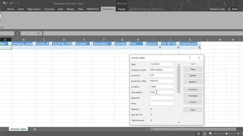 How To Create Data Entry Form Youtube