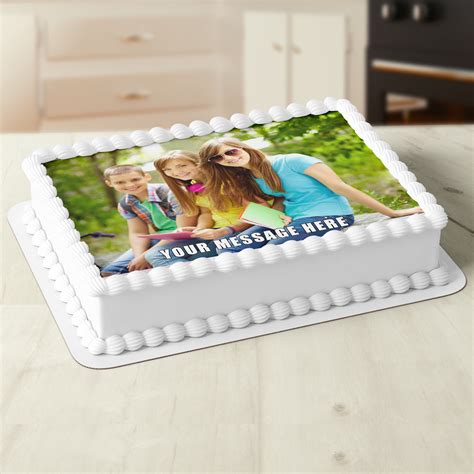 Custom Photo Edible Icing Cake Topper Deezee Designs