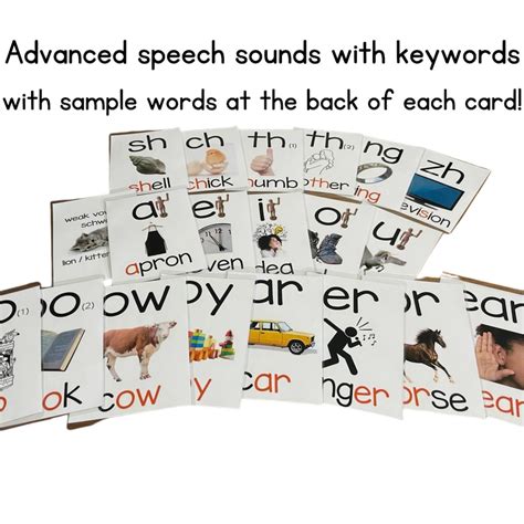 Advanced Speech Sounds 4r Cards Etsy