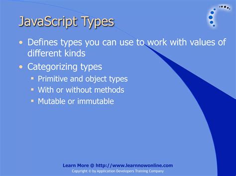 Javascript Values Types And Variables Key